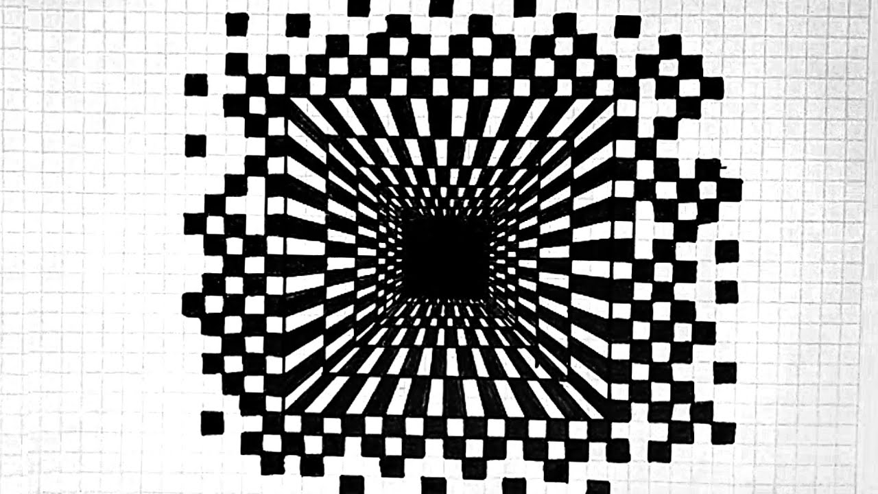 How to draw 3d hole 🕳 illusion drawing || Simple and amazing 3d ...