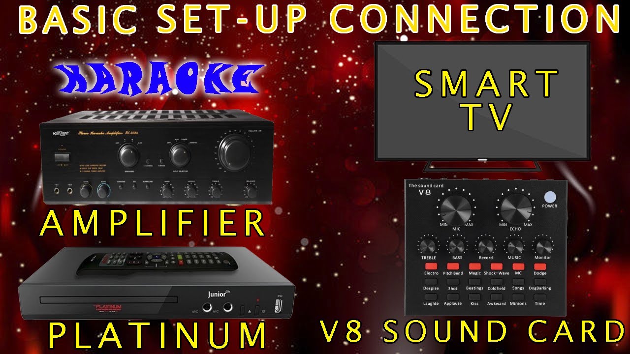 Sound card | Smart TV | Amplifier | Platinum | Karaoke connection - YouTube