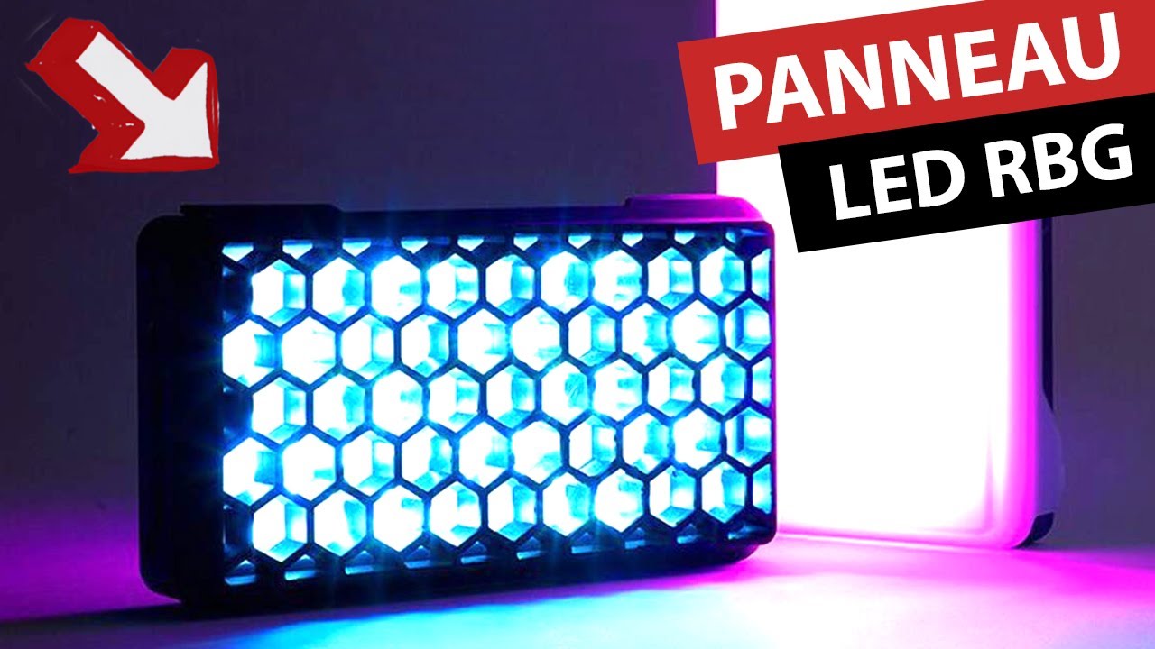 PANNEAU LED RGB | UN INDISPENSABLE POUR LES PHOTOS et VIDEOS 📸 | Falcon ...