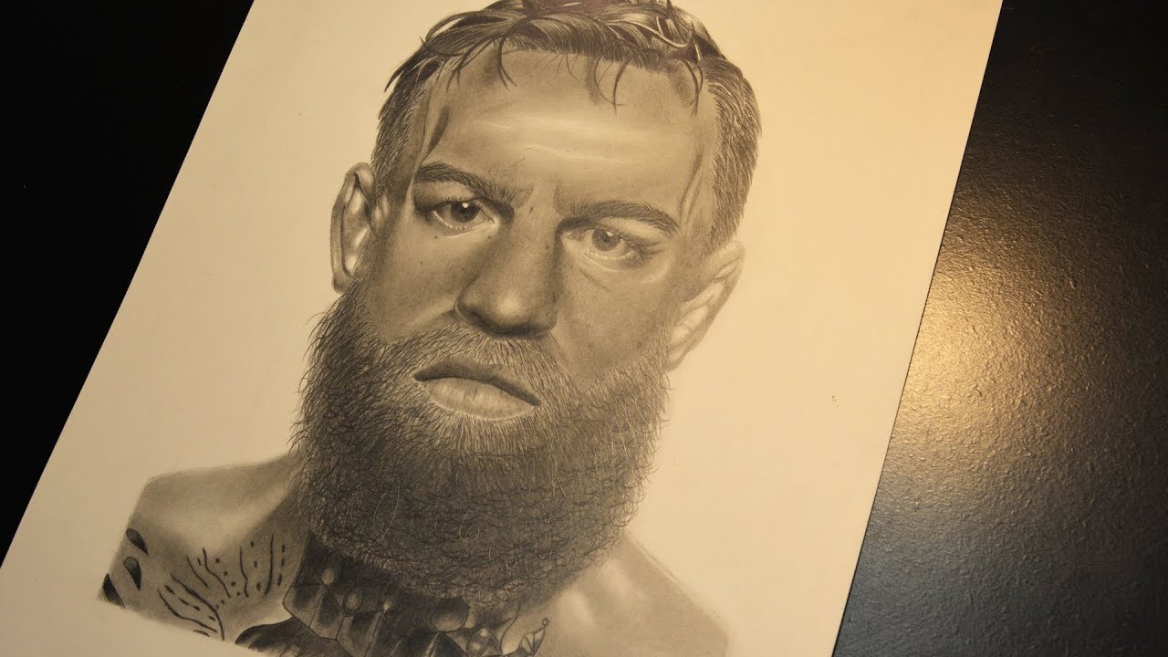 How To Draw Conor McGregor - Speed Drawing - YouTube