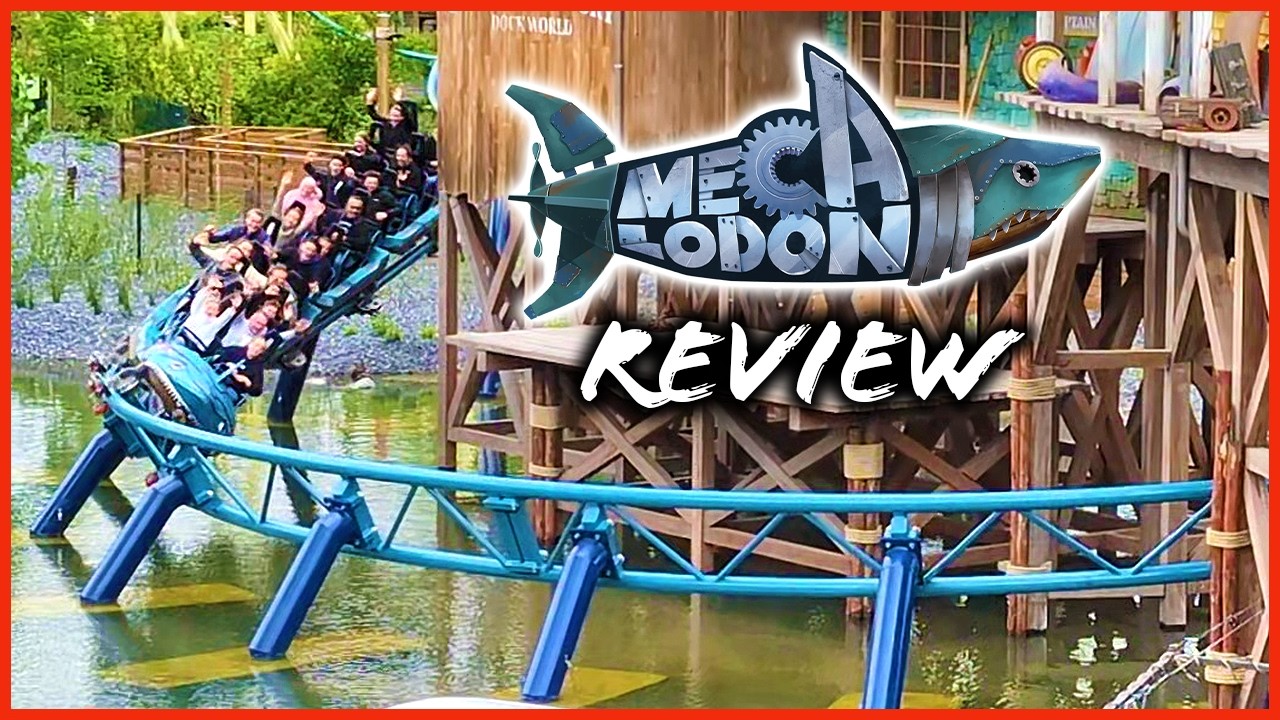 Mecalodon Roller Coaster Review - Walibi Belgium 2025 (POV & Honest ...