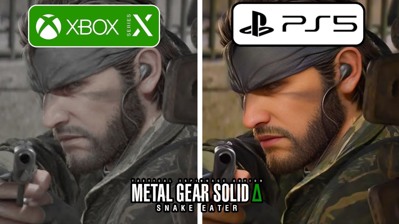 Metal Gear Solid Delta Snake Eater PS5 vs Xbox Series X Graphics ...