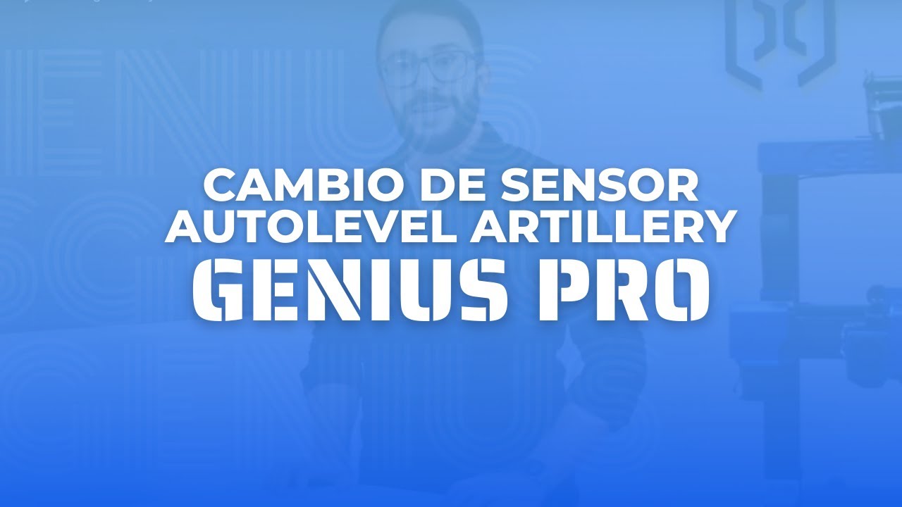 Artillery Genius Pro: cambio de sensor autolevel - YouTube