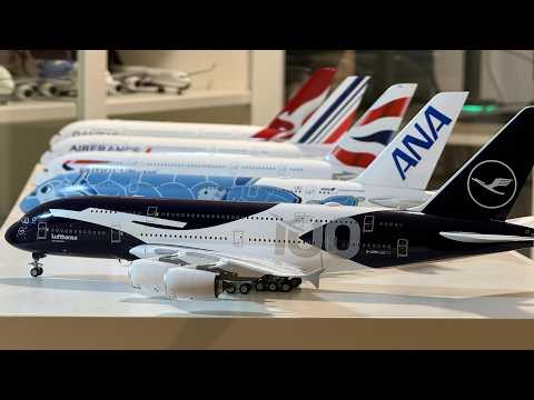 Lufthansa Airbus A380 / 100th Anniversary ! 1:200 Diecast model Unboxing [D-AIMH]  SQ Wings