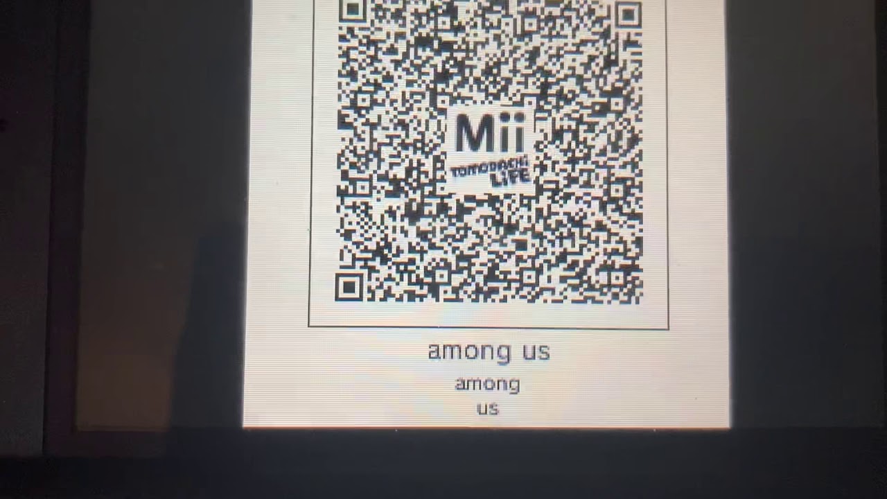 Among us Tamagotchi life QR code - YouTube