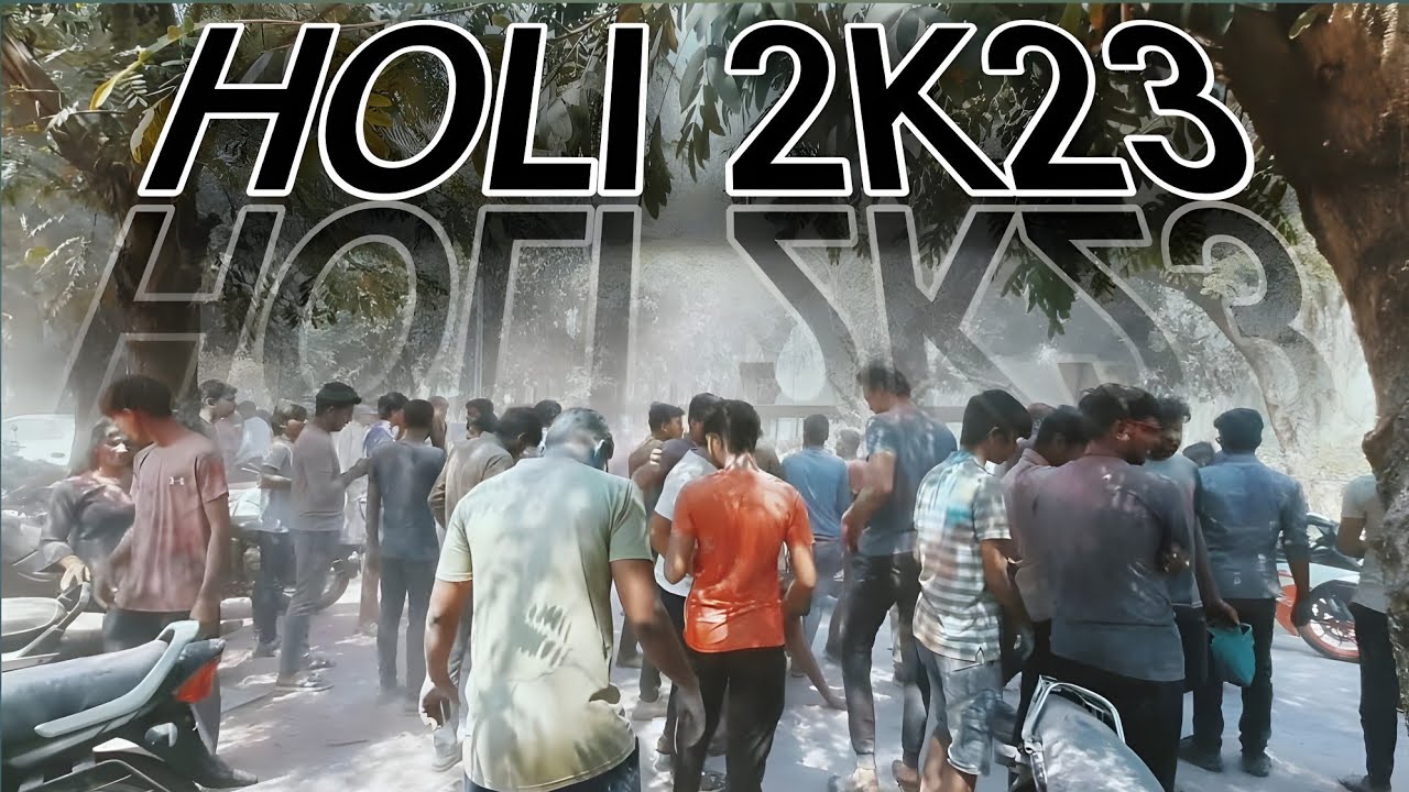 HOLI AT VALLABH VIDHYANAGAR | ANAND HOLI | 2023 - YouTube