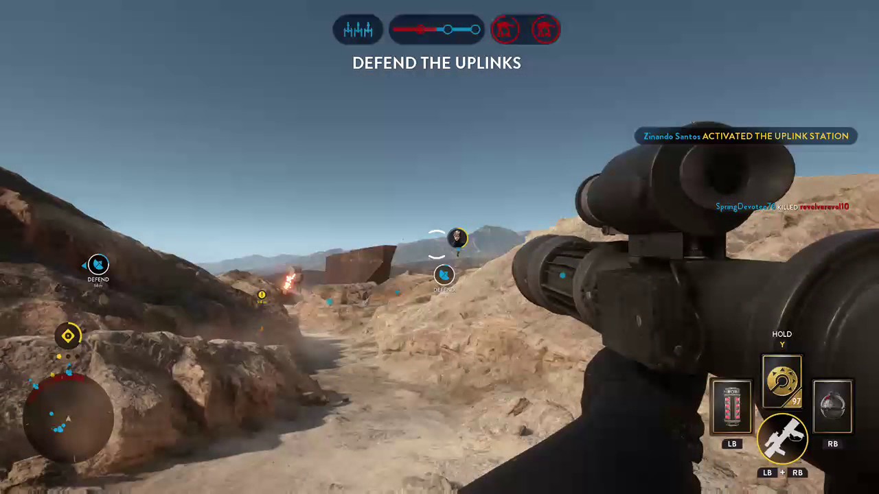 Smart Rocket shot in Star Wars Battlefront - YouTube
