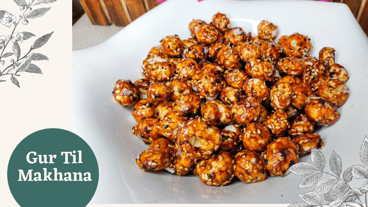 Winter Special Gud Til Makhana | Jaggery Lotus Seed/ Fox nut | 5 Minute ...