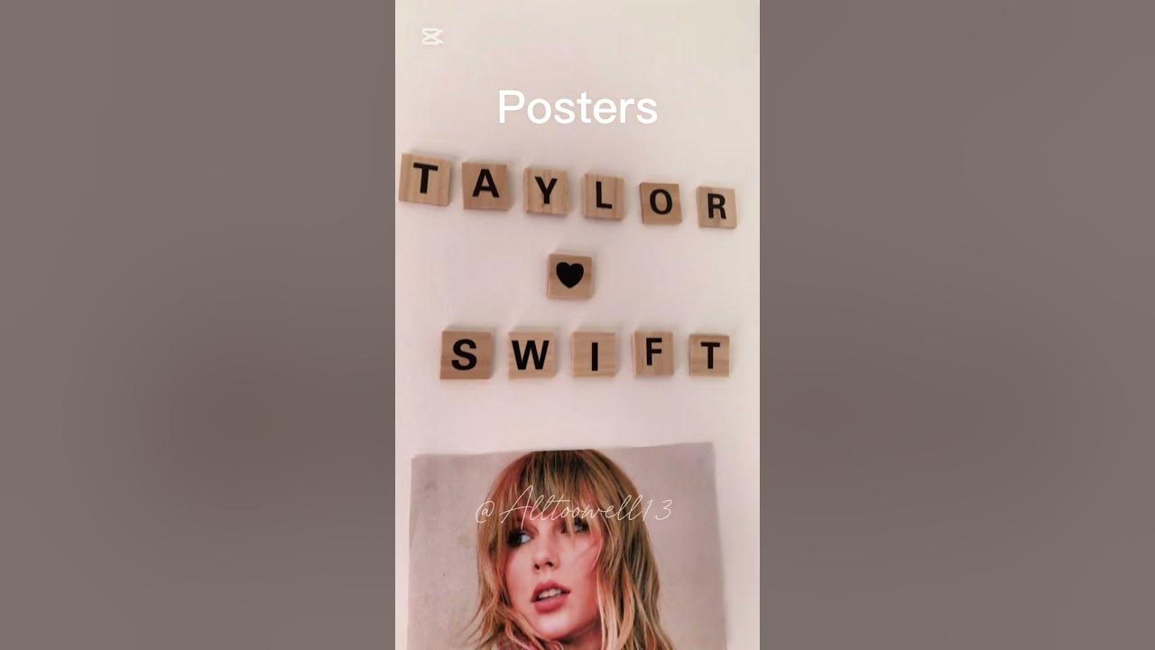 All my Swiftie stuff part 1 @TaylorSwift #diy #stuff #taylorswift #swiftie - YouTube