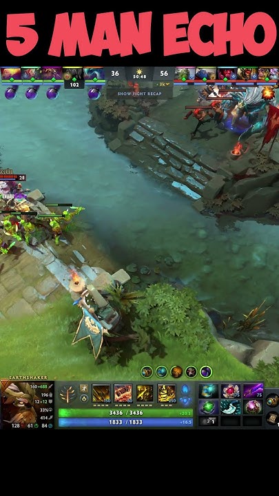 Epic 5 Man Echo Slam xD #dota2highschool #dota2 - YouTube