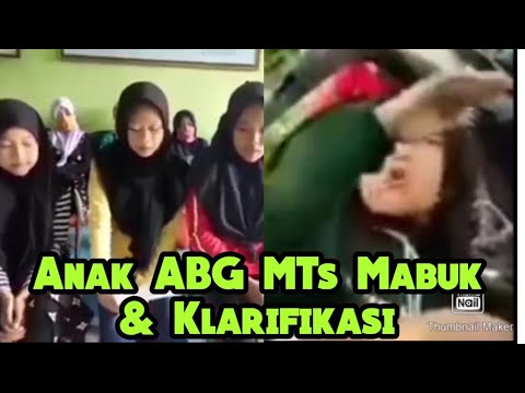 Anak abg mts mabuk
