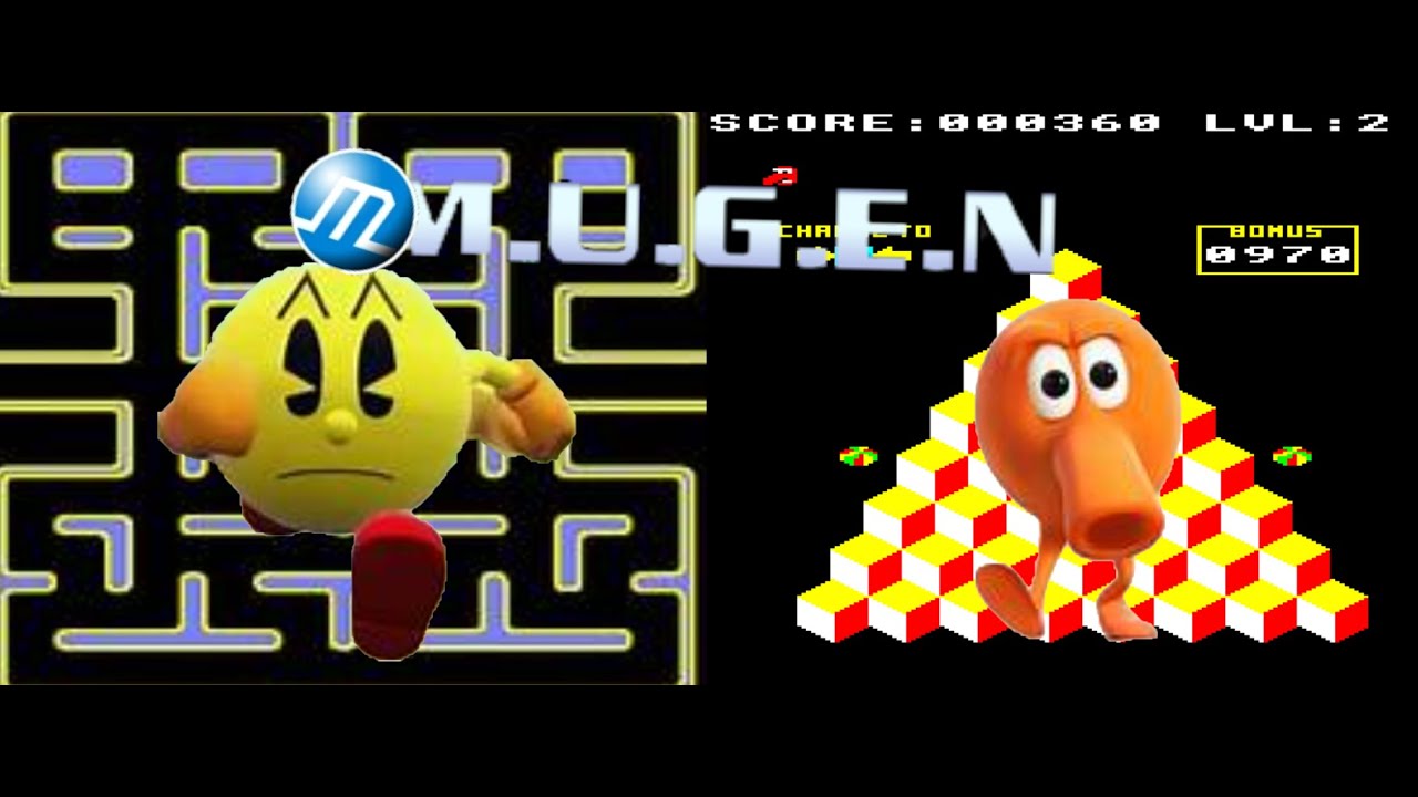 MUGEN PAC MAN Q*BERT [ Team Arcade] - YouTube