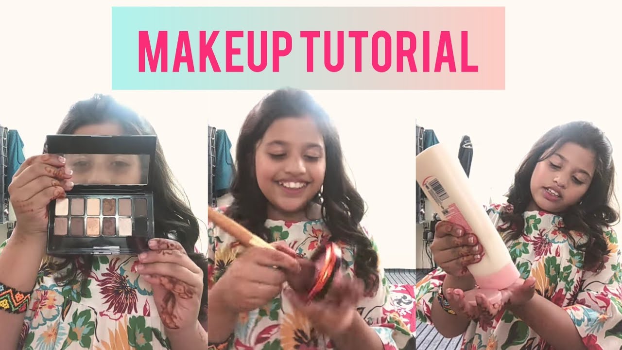 My First Vlog (Makeup Tutorial for Kids) - YouTube