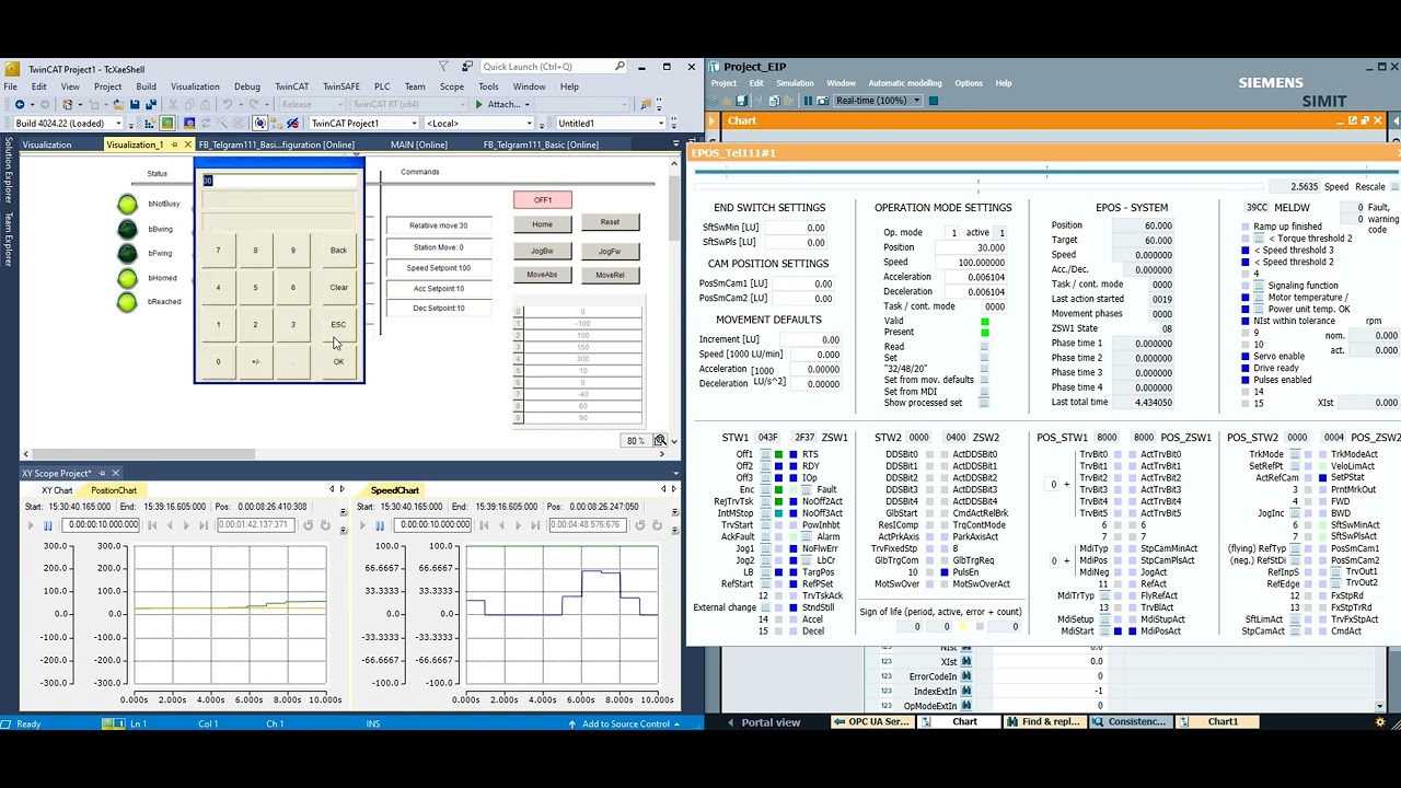 SIMIT x TwinCAT3 x Telegram111 with OPCUA Coupling With Relative ...