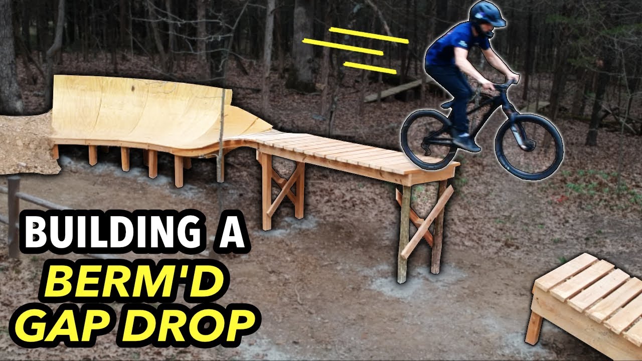 Building a MEGA Feature for Mountain Biking! // 3 Features All-In-One ...