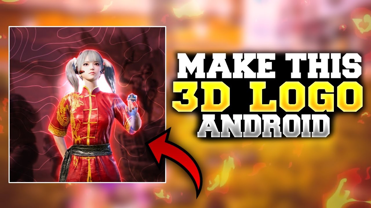 Pubg Bgmi 3d Logo Make This Android ️ / Gaming Logo Pubg Bgmi Character ...