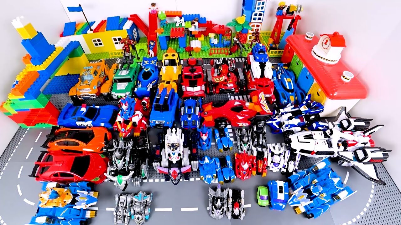 또봇 헬로카봇 몬카트 자동변신로봇 27대 모음~! A collection of 27 Tobot Hello Carbot ...