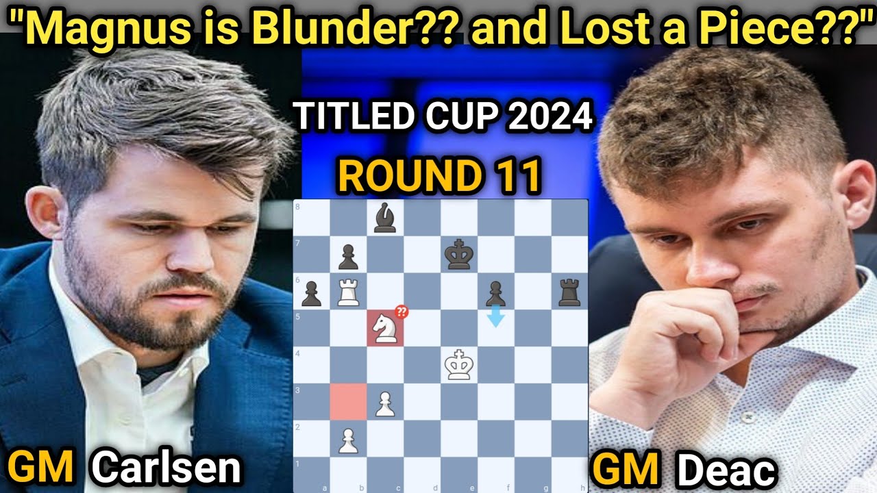 Magnus Carlsen VS Daniel Bogdan Deac | Titled Cup 2024 | September 4 ...