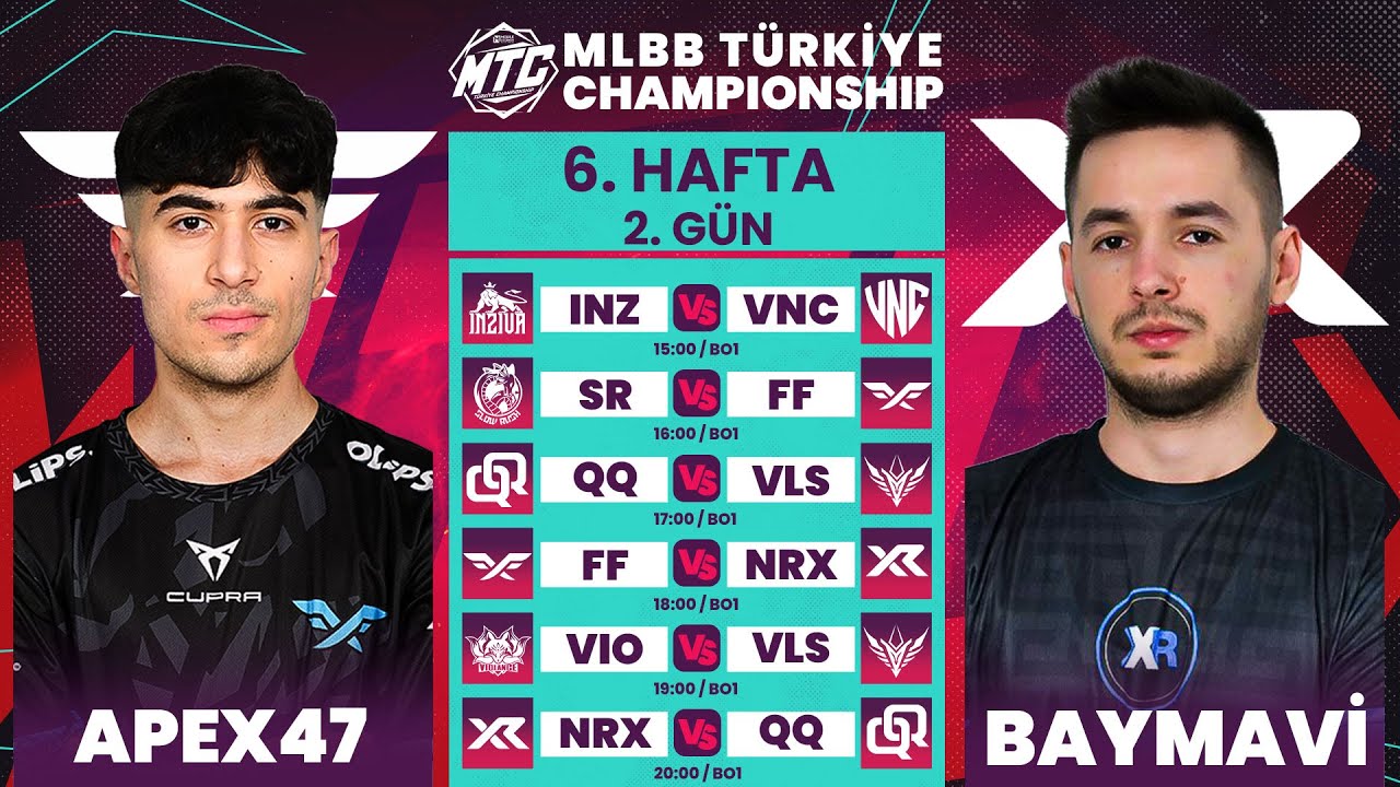 MLBB Türkiye Championship 2. Sezon | 6. Hafta 2. Gün | MTC - YouTube
