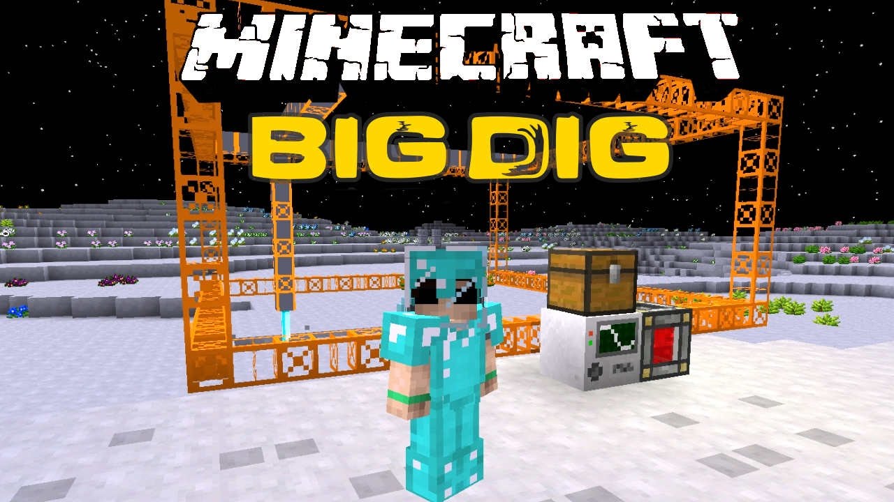Minecraft: Big Dig #16 - AY'DA KAZI ÇALIŞMASI! - YouTube