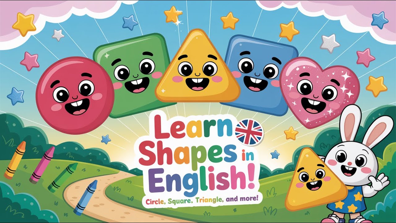 Learn Shapes in English | Preschool Shape Recognition Made Easy - YouTube