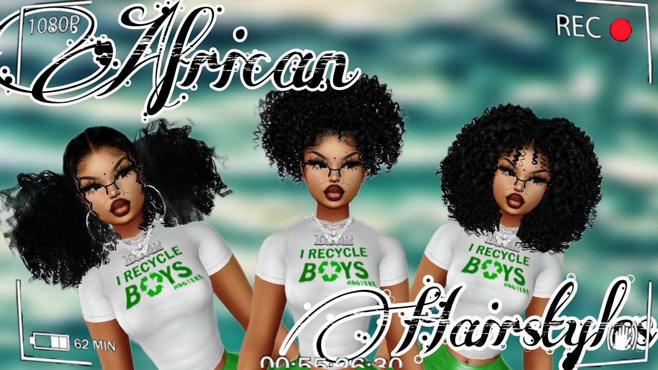 Cute African Hairstyles🧏‍♀️||Imvu|| - YouTube