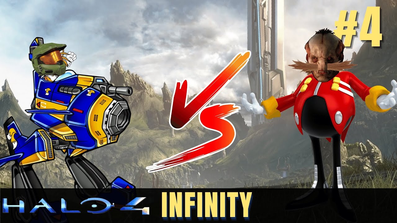 Eggman VS Tails!! | Halo 4 Infinity Mission | BNL Reactions - YouTube