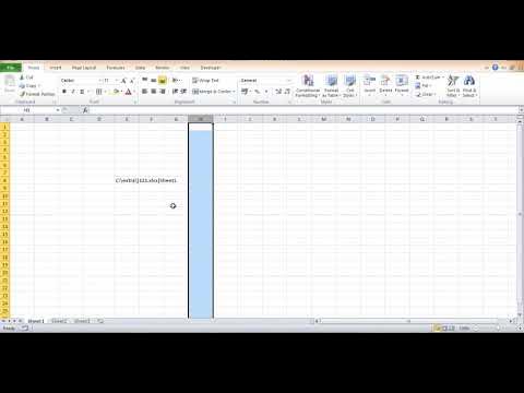 how to get file name and path in excel with formula - YouTube