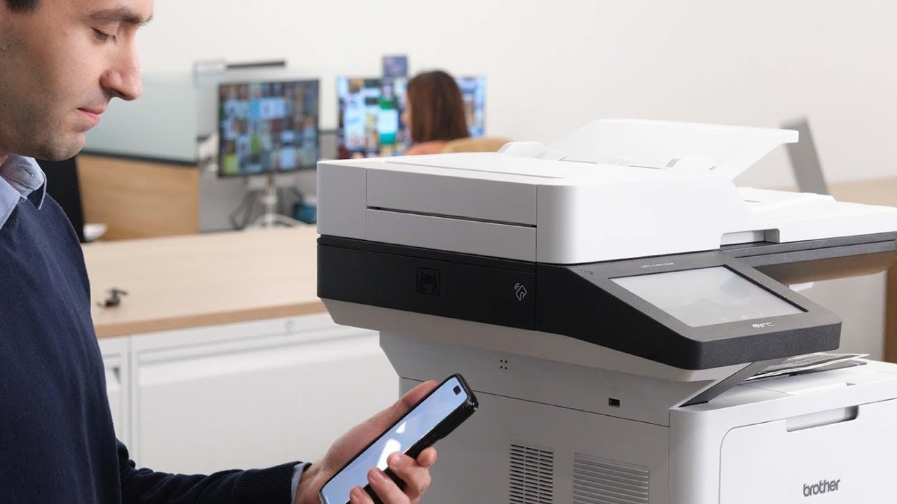 Brother MFC-L6810DW Enterprise Monochrome Laser All-in-One Printer ...