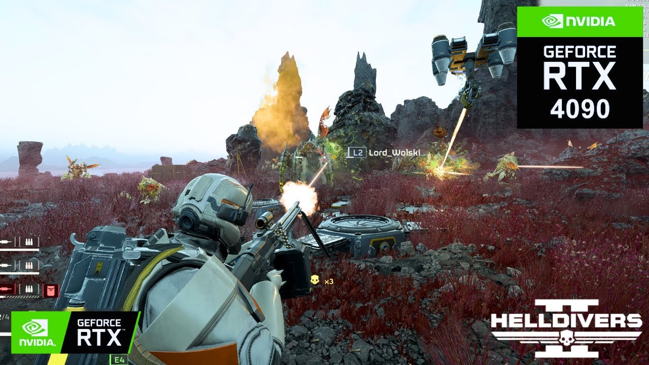 HELLDIVERS 2: CRIMSICA on RTX 4090 24GB (4K Maximum Graphics) - YouTube