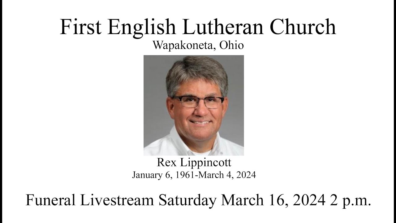 Funeral for Rex Lippincott March 16, 2024 - YouTube