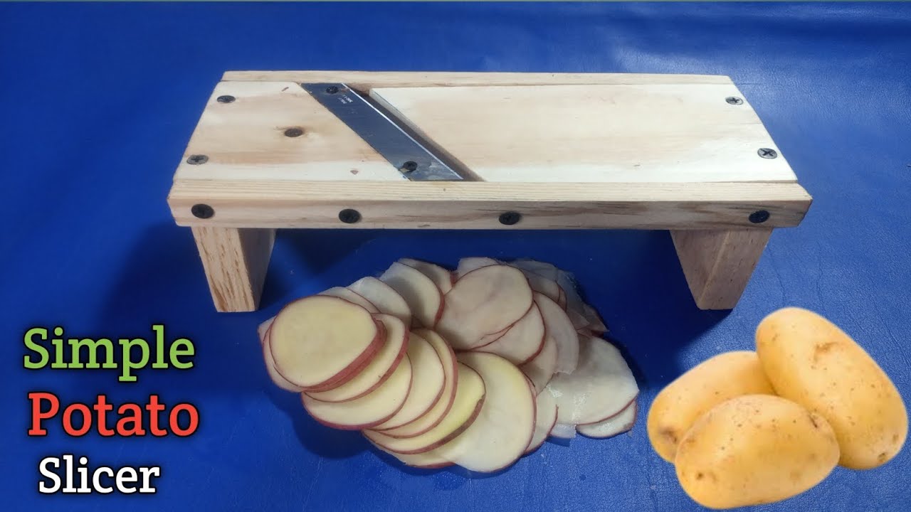 Simple How To Make Potato Slicer | Potato Cutter | DIY Fries Cutter ...