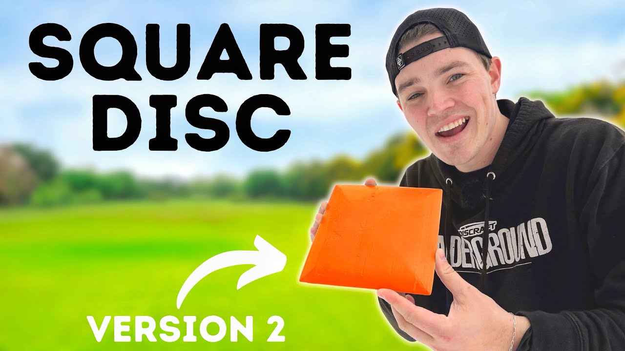 I Made a Square Disc Golf Disc! (But Better This Time) - YouTube