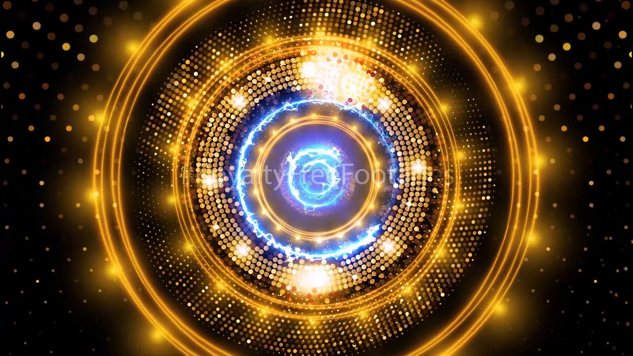 free golden background, DJ / VJ Loops background, stage motion ...