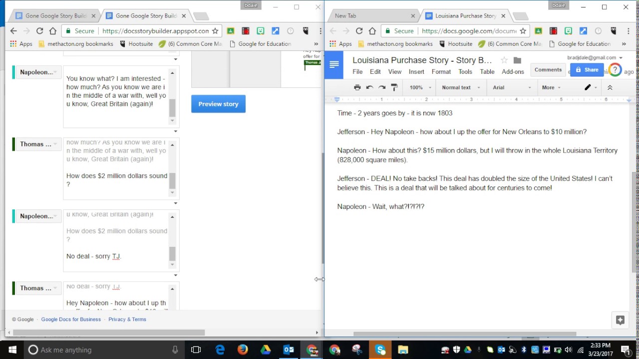 Story Builder - create your own story through Google Docs - YouTube