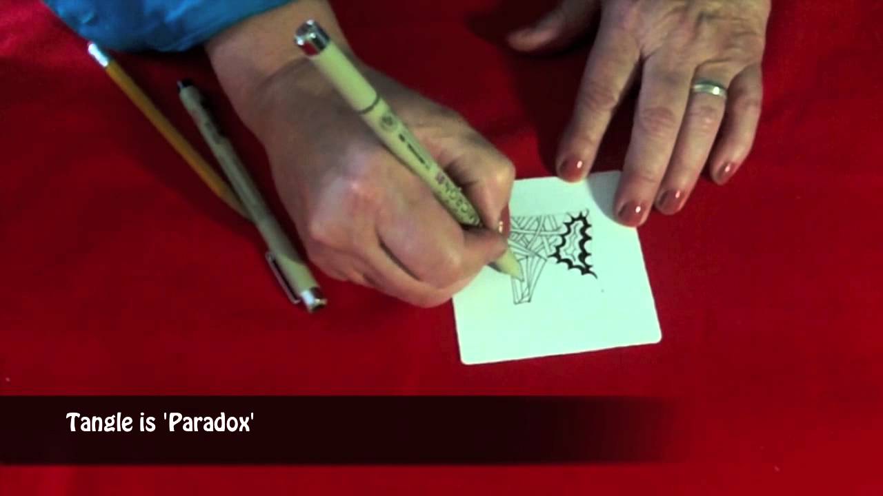 Zentangle® Demonstration - YouTube