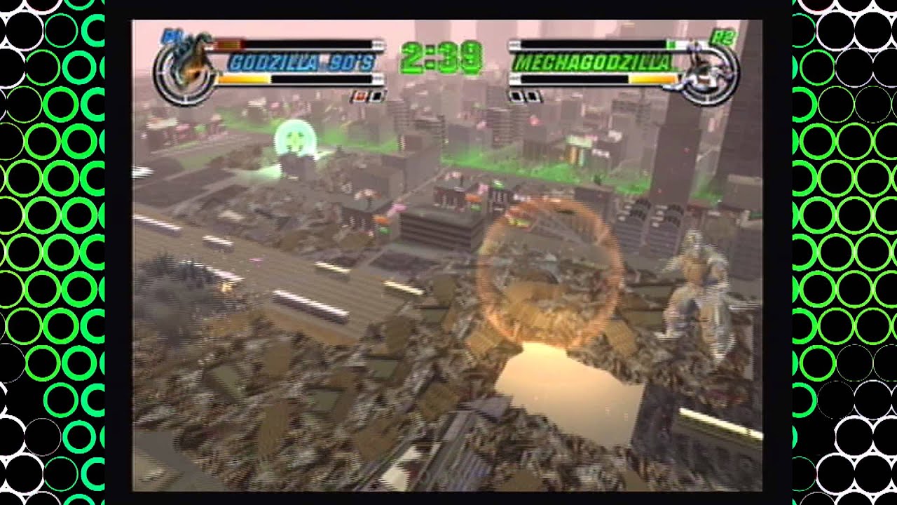 Godzilla Destroy All Monsters~ Flying Buildings - YouTube