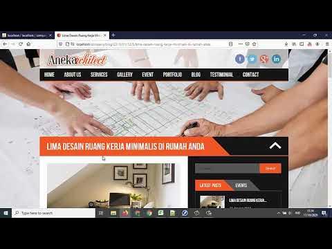 Source code Website Company profile PHP Mysql - YouTube