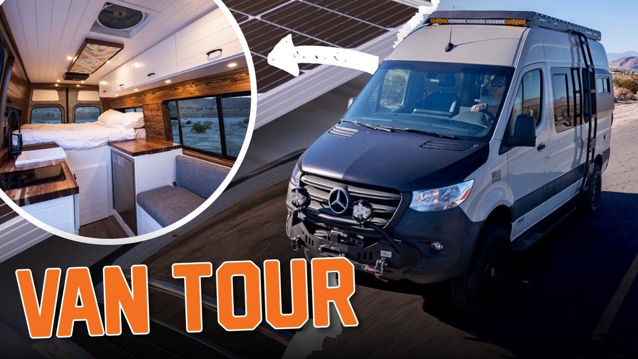 Full Tour of Athena, this 4x4 Turbo Diesel Sprinter Van Conversion that ...