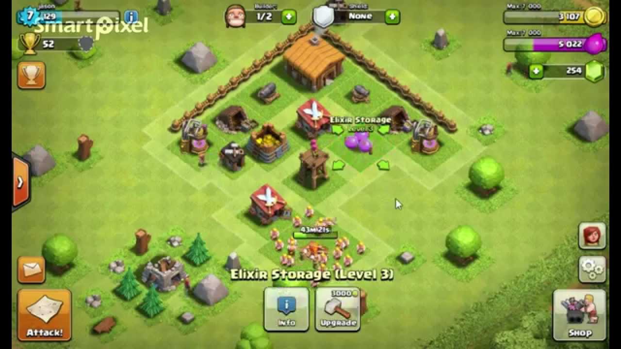 COC- Best TH2 base setup! - YouTube