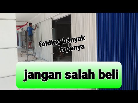 Tips memilih pintu untuk ruko, toko , maupun gudang, folding gate lebar ...