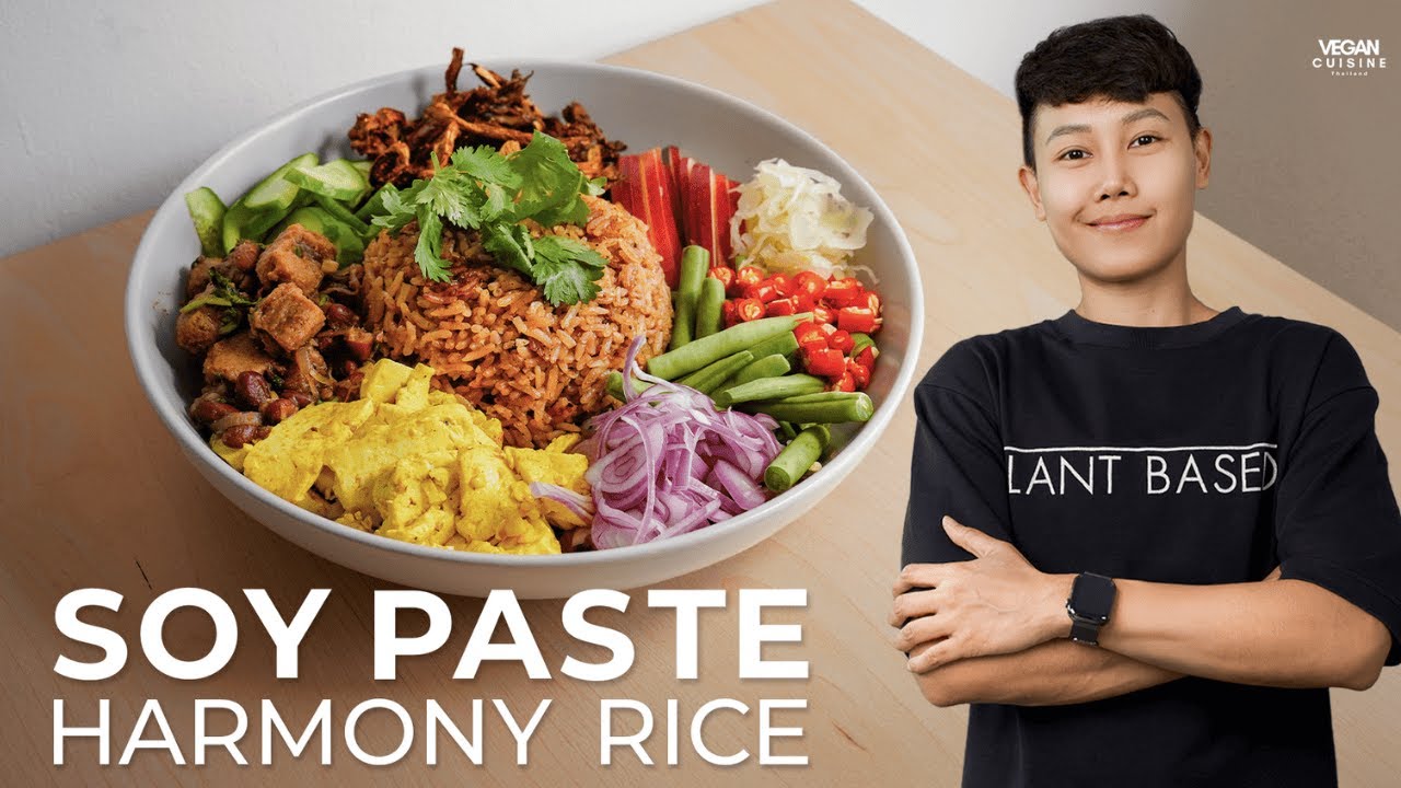 Soy Paste Harmony Rice I (Plant-Based Shrimp Paste Fried Rice) - YouTube