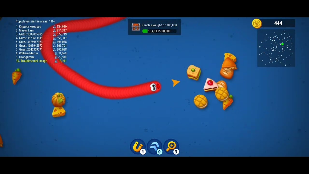 Worms zone Game Series Day 10 || Top Game - YouTube