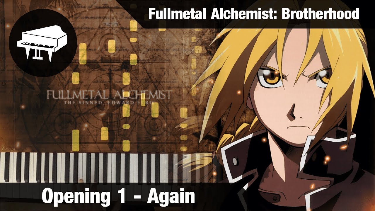 Fullmetal Alchemist: Brotherhood - Opening 1 (Short Ver.) - Piano ...