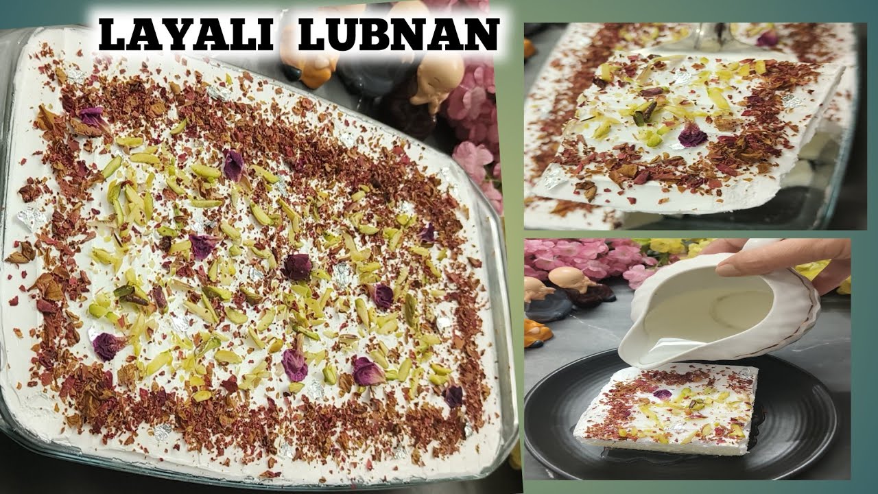Famous Arabian Dessert | LAYALI LUBNAN | Easiest Milk Pudding Dessert ...