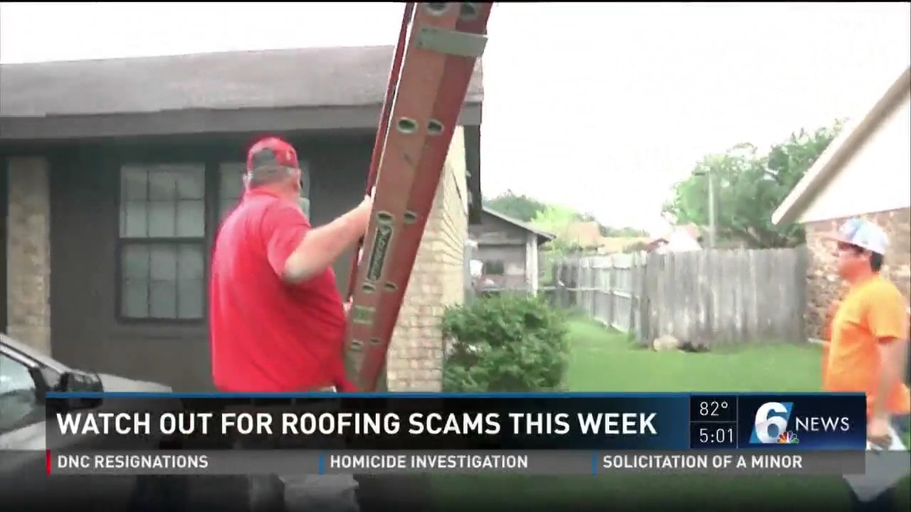 Watch out for roofing scams this week - YouTube