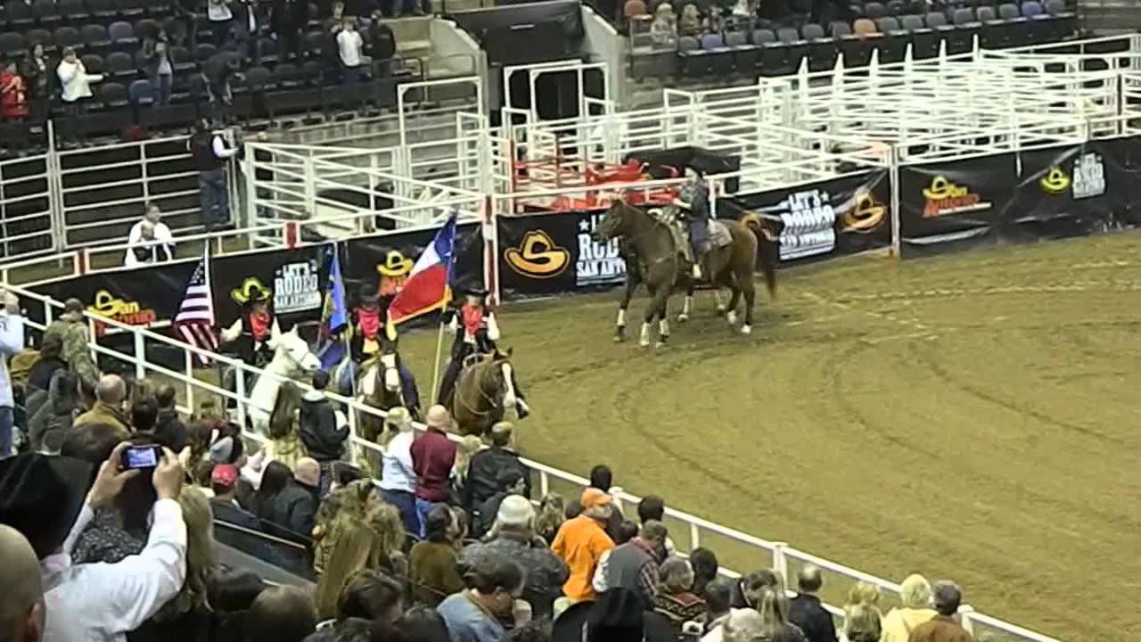 2012 Grand Entry into San Antonio Stock Show & Rodeo - YouTube
