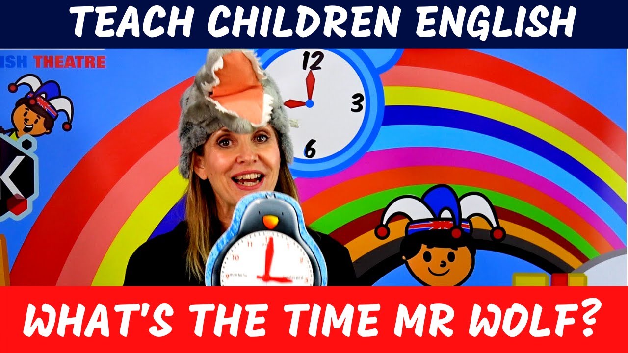 What's the time Mr Wolf?// Kids English Theatre - YouTube