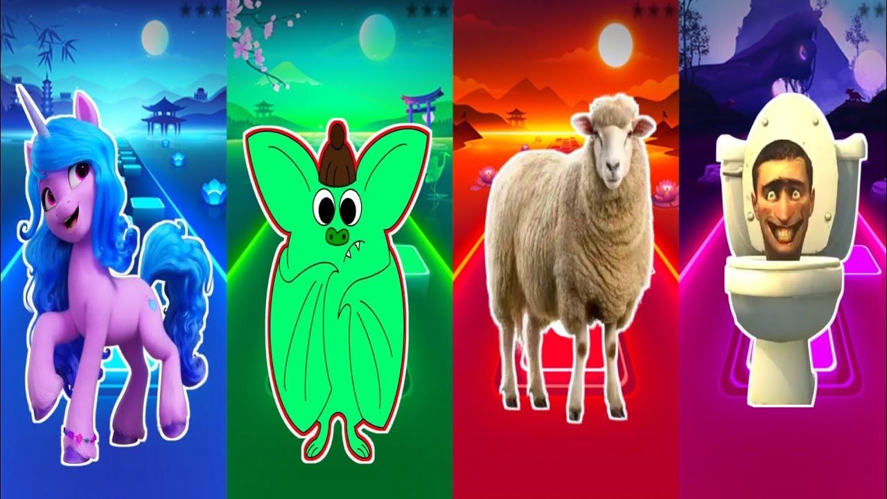 My Little pony🆚Nighty Boo🆚Funny sheep🆚Skibidi Toilet🍓Who is the best ...