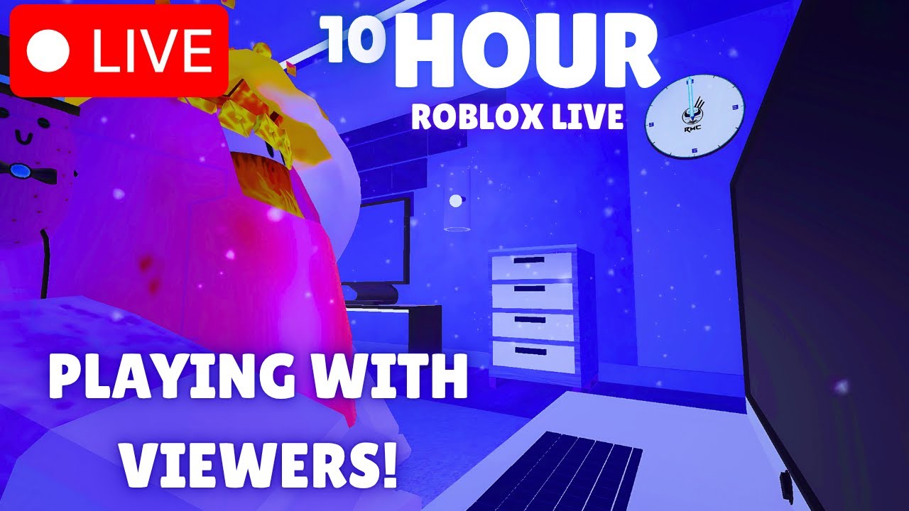 🔴⏰ 10 HOUR LIVE STREAM!! PART 2 (PLAYING WITH VIEWERS LIVE) ⏰🔴 - YouTube